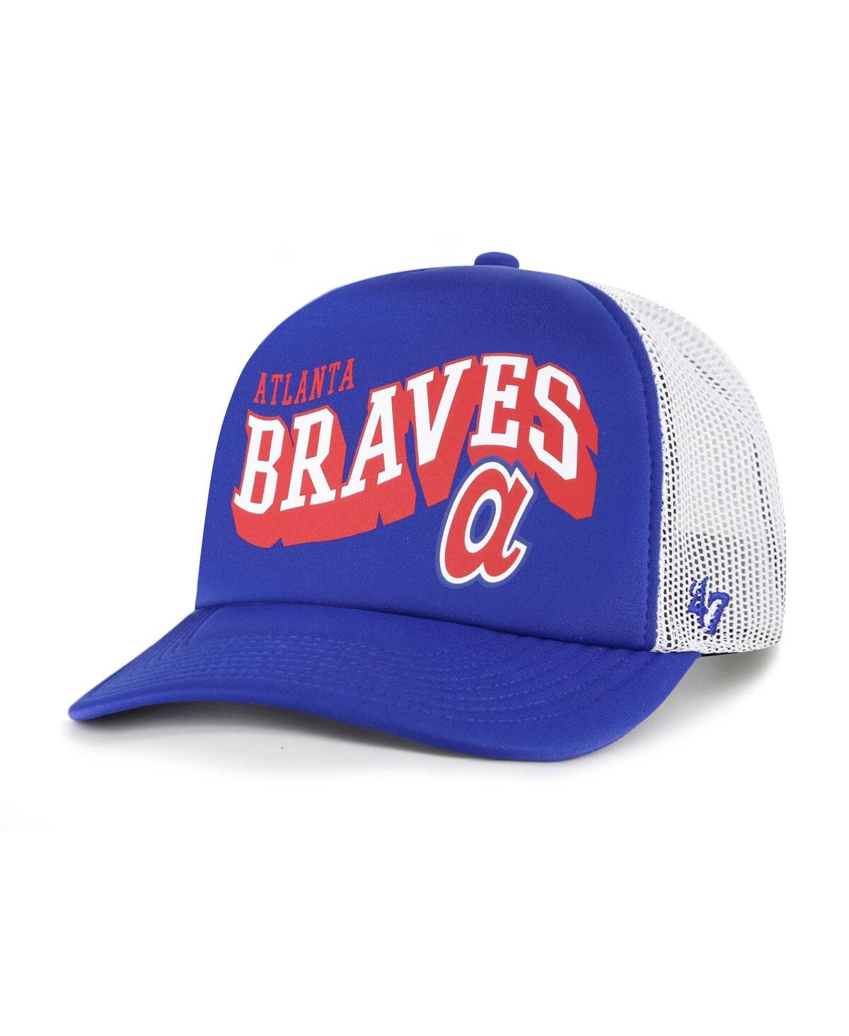 Click here for 47 Brand Mens Royal Atlanta Braves Meander Foam Tr... prices
