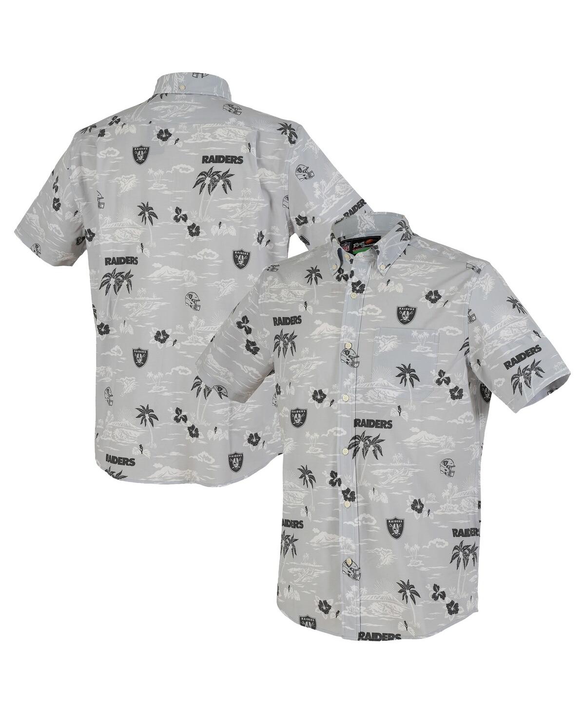 Click here for Reyn Spooner Mens Silver Las Vegas Raiders Kekai P... prices
