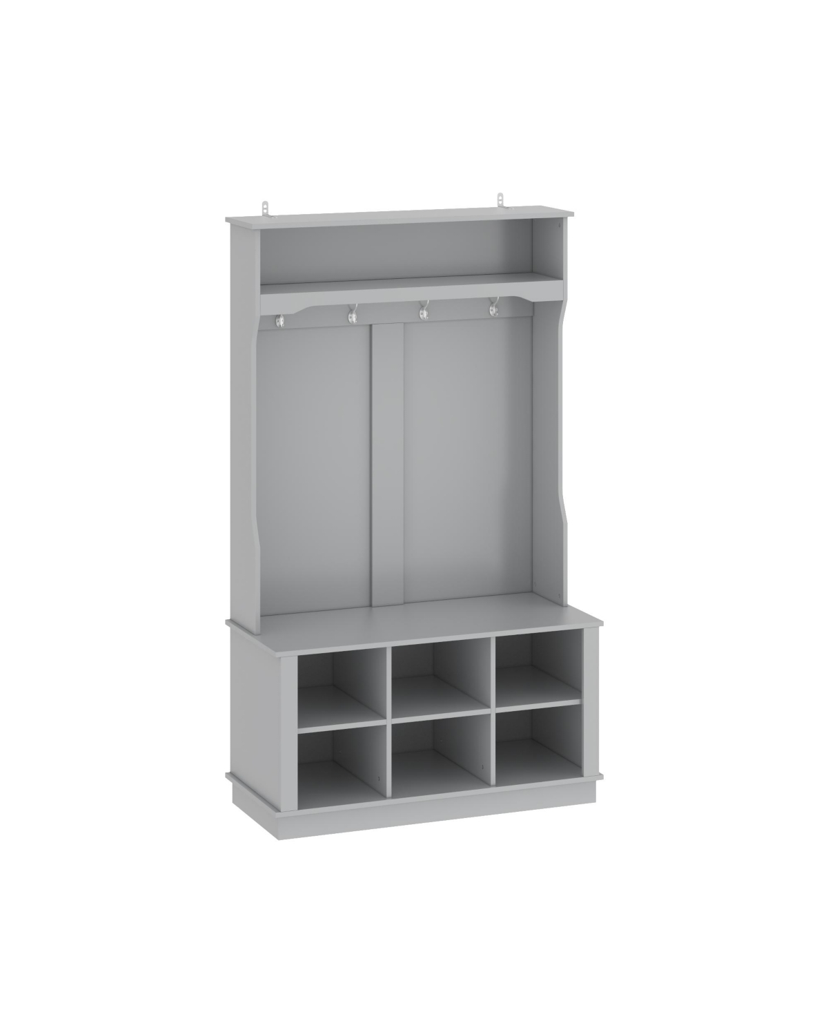 Click here for Grey multifunctional entrance coat rack  hall tree... prices