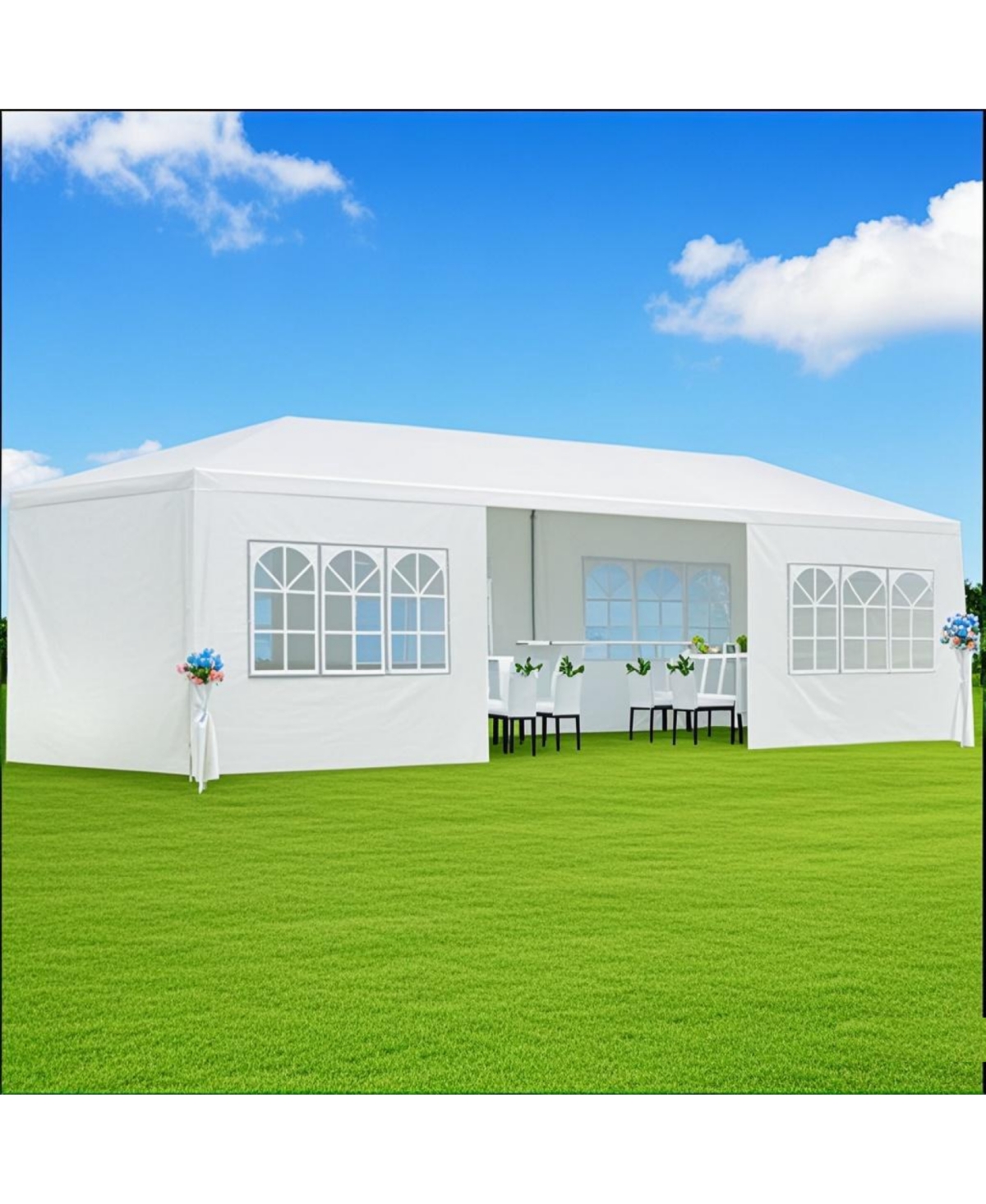 Click here for Streamdale Furniture 10x30 Outdoor Gazebo Wedding... prices