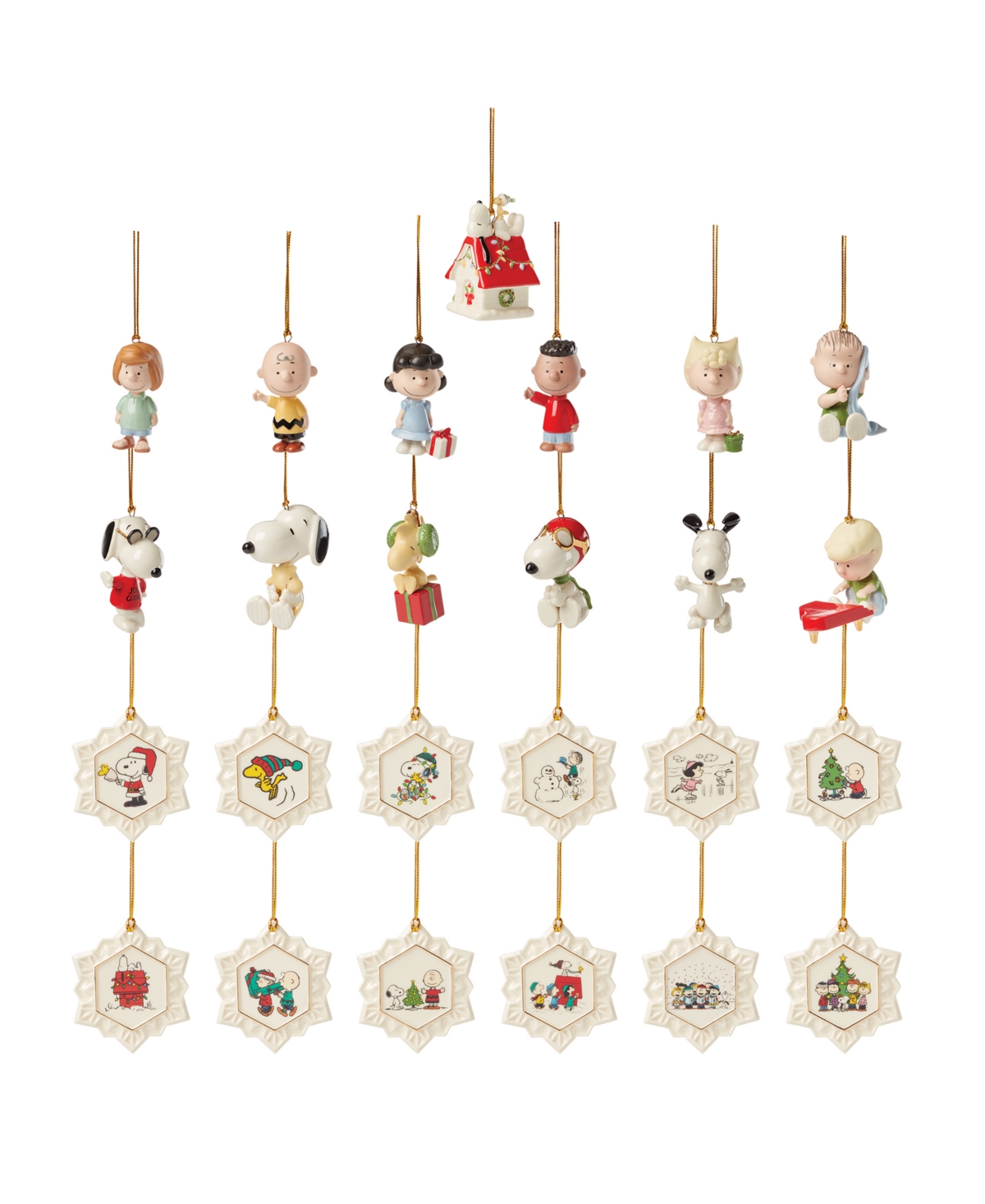 Click here for Lenox Peanuts Advent Calendar 25-Piece Ornament Se... prices