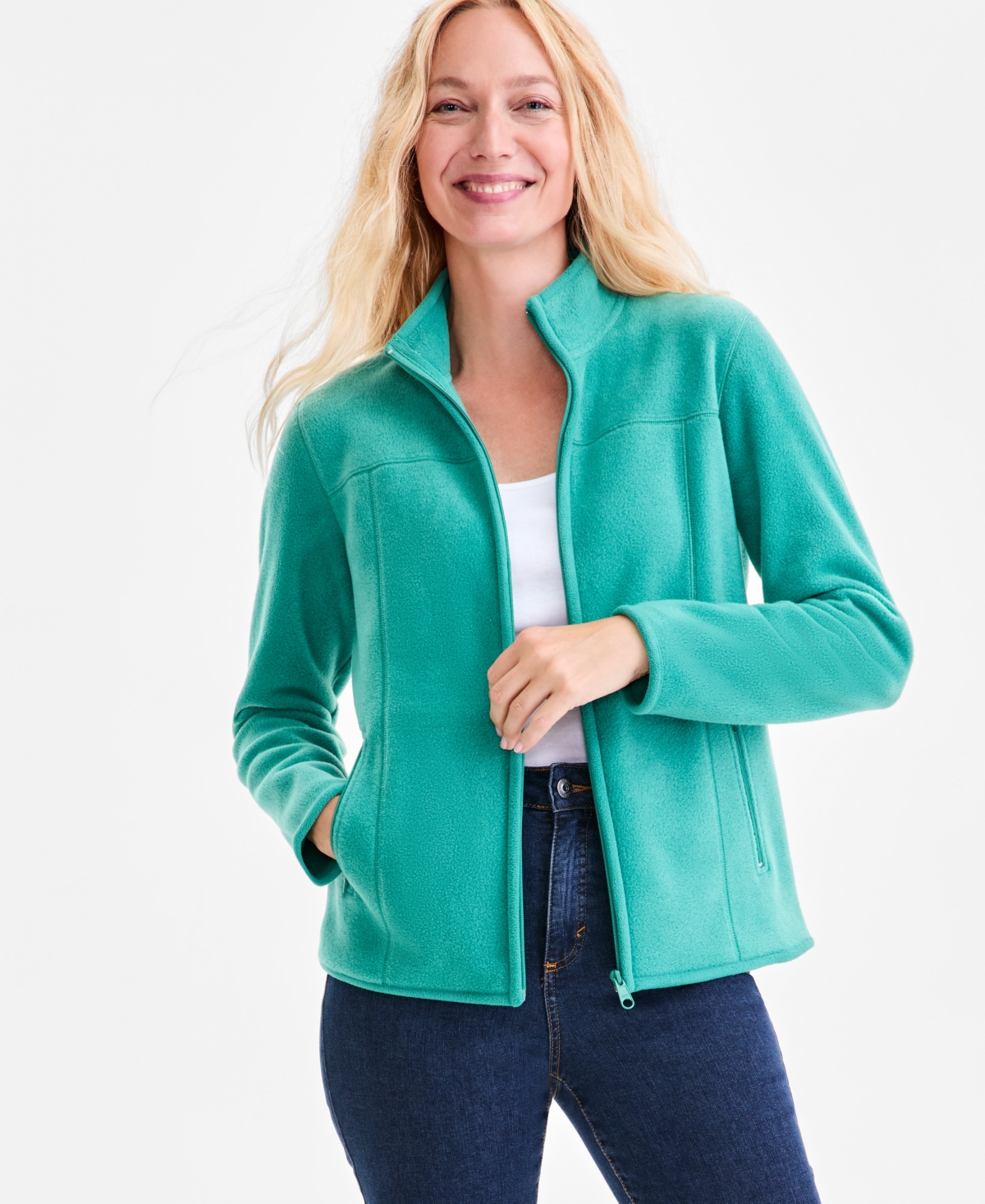 Click here for Style & Co Womens Polar Fleece Jacket  Created for... prices