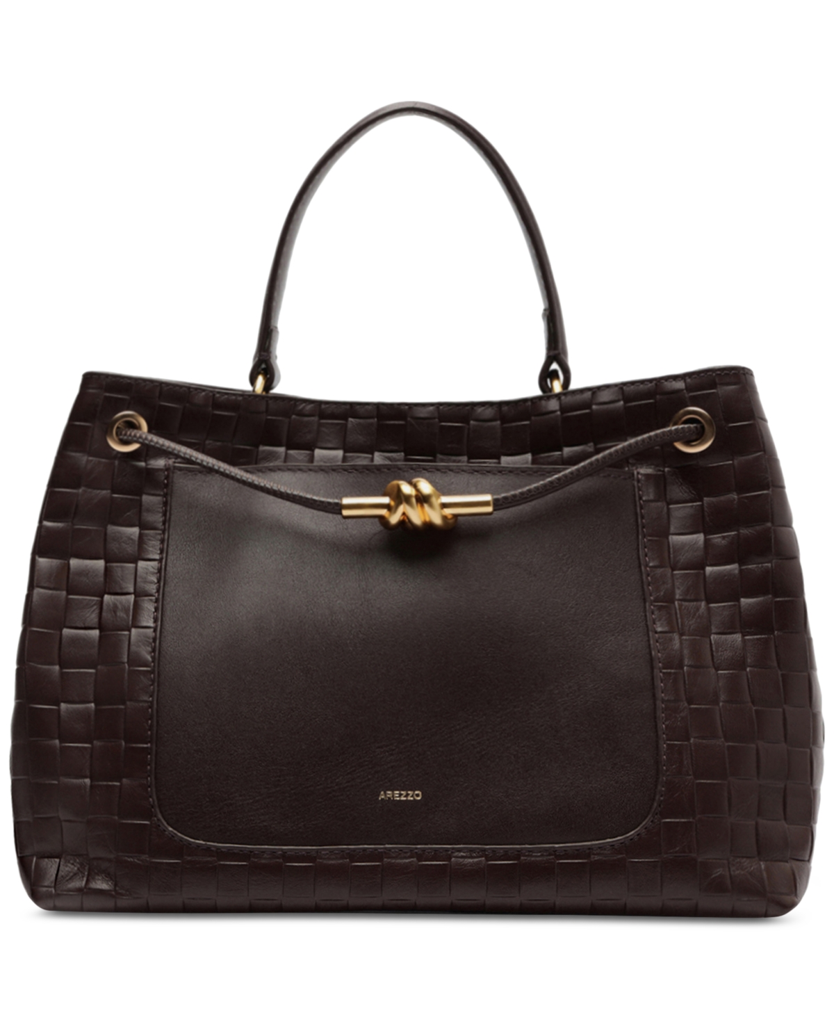 Click here for Arezzo Delphine Large Leather Shopping Bag - Grape... prices