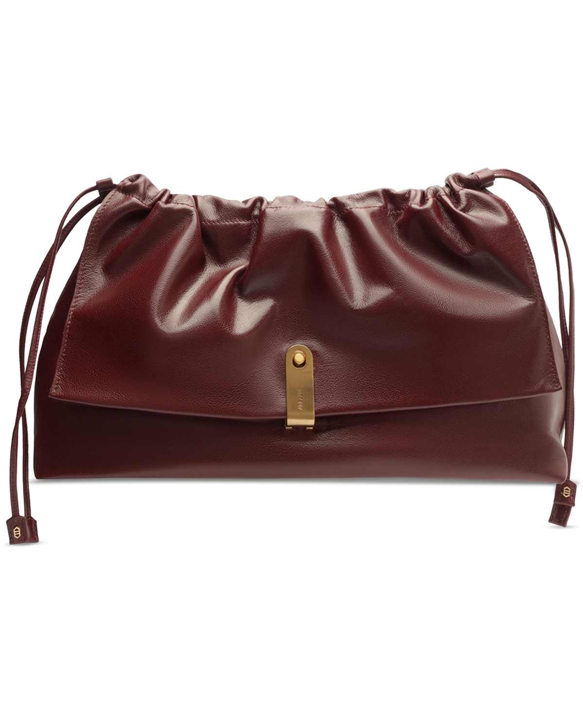 Click here for Arezzo Nicole Large Leather Pouch - Wine Berry prices