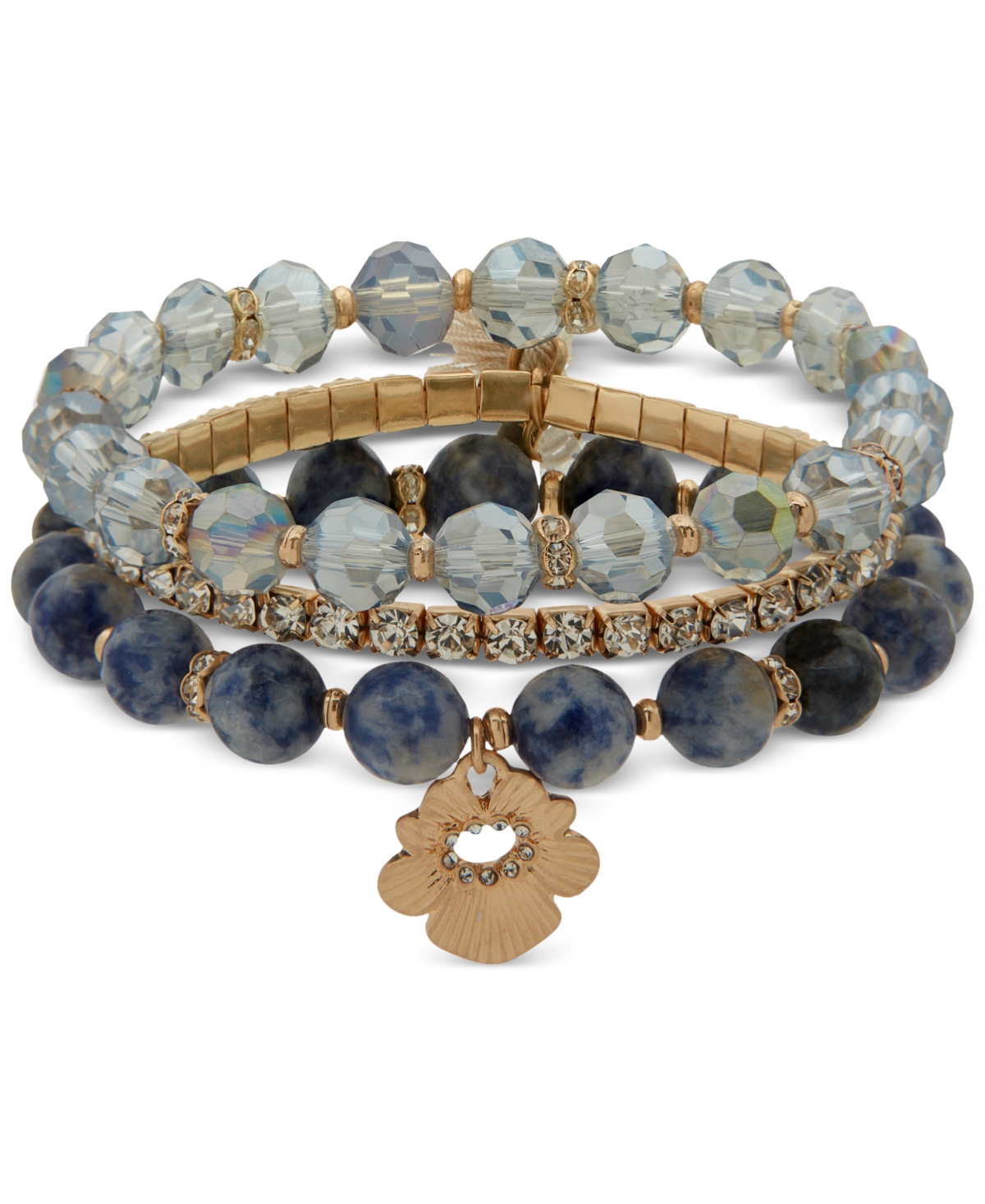 Click here for lonna & lilly 3-Pc. Beaded Stretch Bracelet Set -... prices