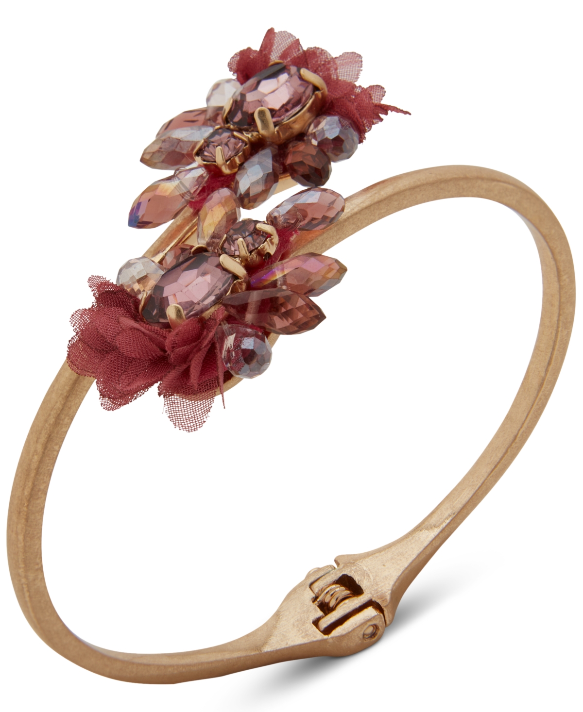 Click here for lonna & lilly Stone Cluster Hinge Cuff Bracelet -... prices