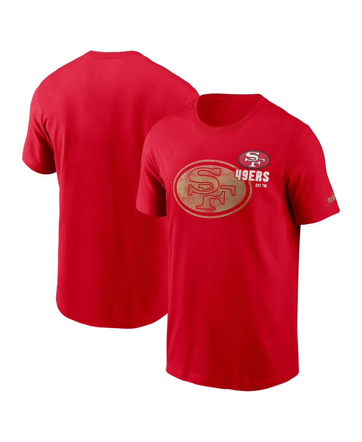 Click here for Nike Mens Scarlet San Francisco 49ers Logo Essenti... prices