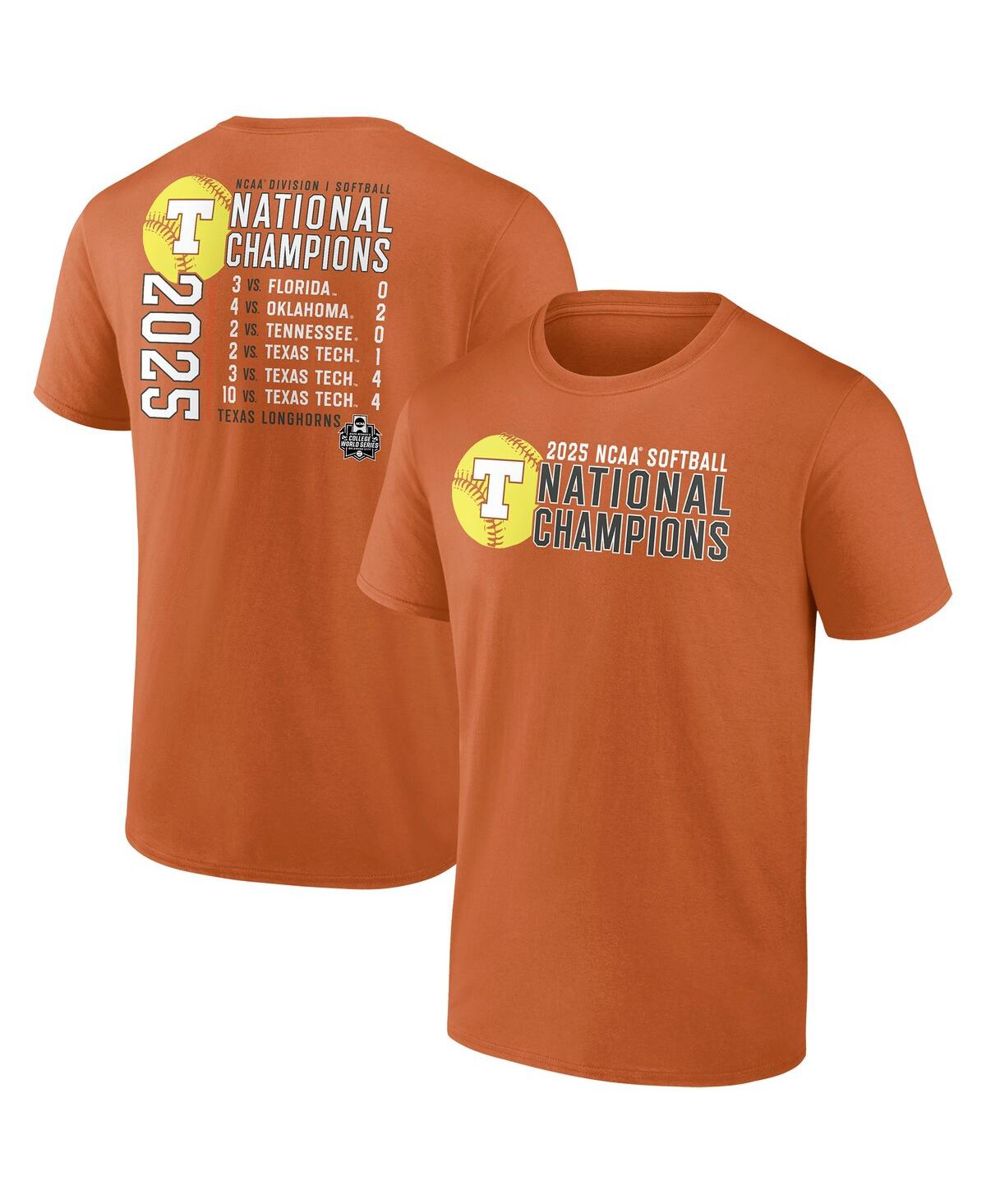 Click here for Fanatics Mens Texas Orange Texas Longhorns 2025 Nc... prices