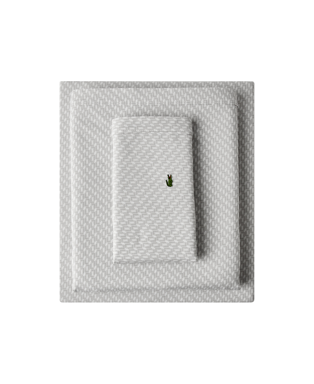 Click here for Lacoste Mini Geo Logo 200-Thread Count Cotton 3-Pc... prices