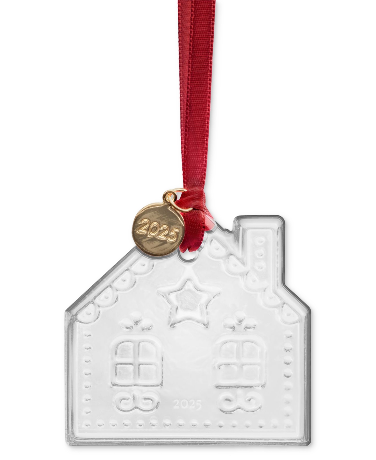 Click here for Orrefors 2025 Annual Holiday Gingerbread House Orn... prices