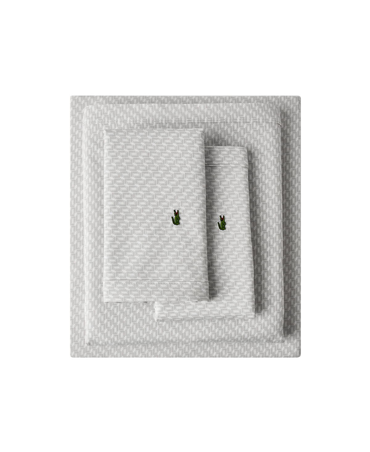Click here for Lacoste Mini Geo Logo 200-Thread Count Cotton 4-Pc... prices