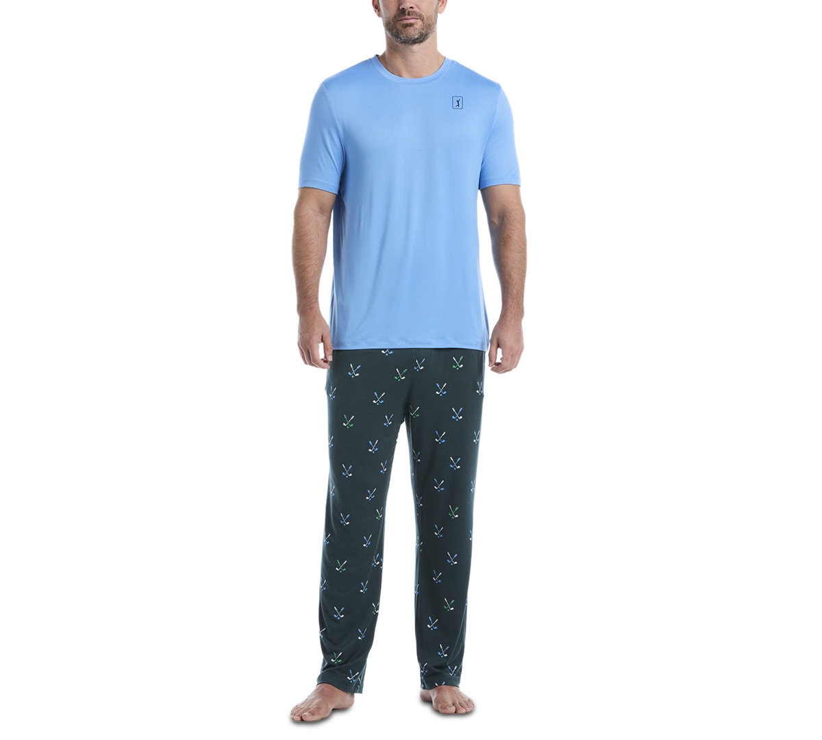 Click here for Pga Tour Mens Golf Clubs Pajama Pants & T-Shirt Se... prices