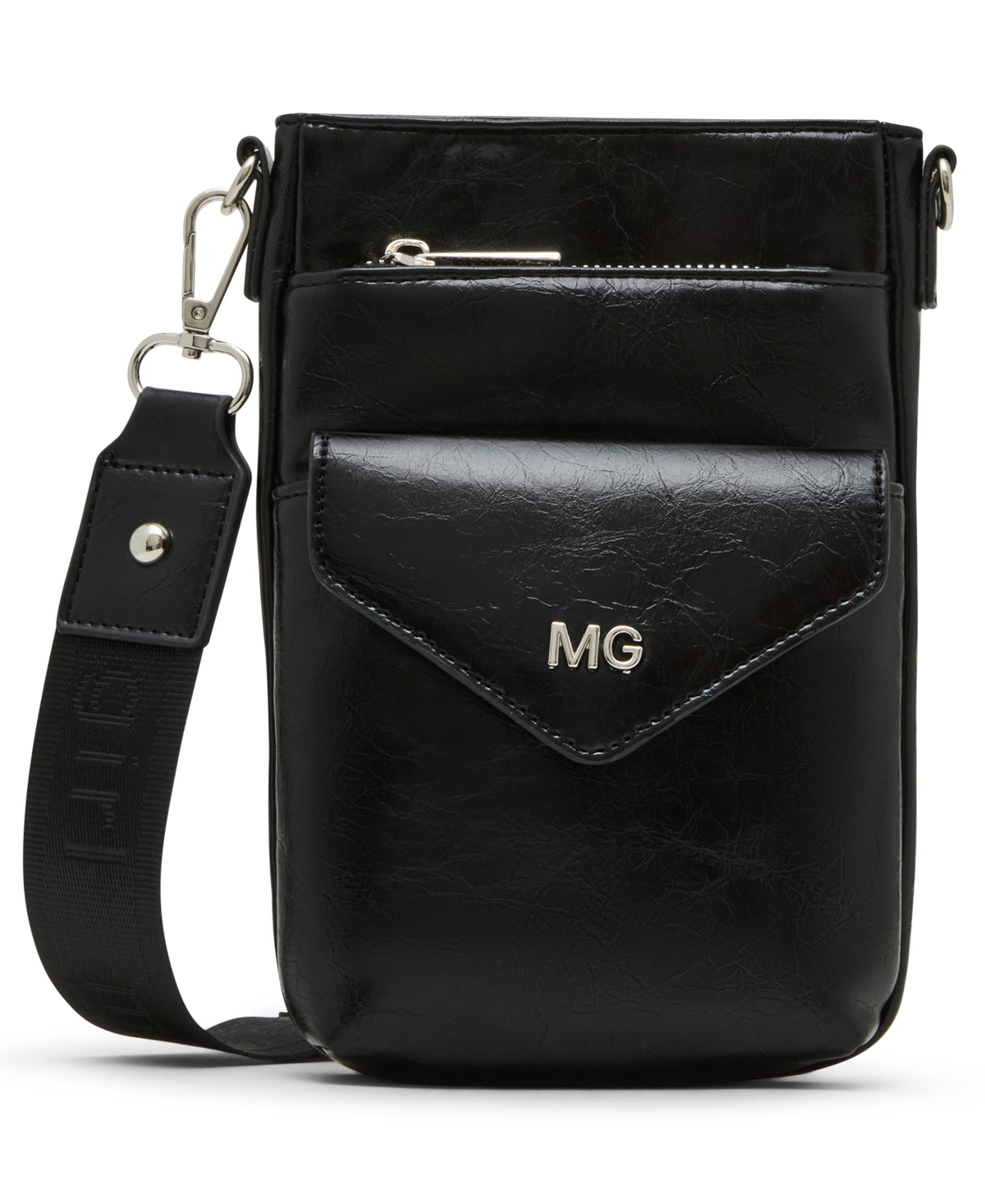 Click here for Madden Girl Inezc Crinkle Magnetic Phone Pouch Cro... prices
