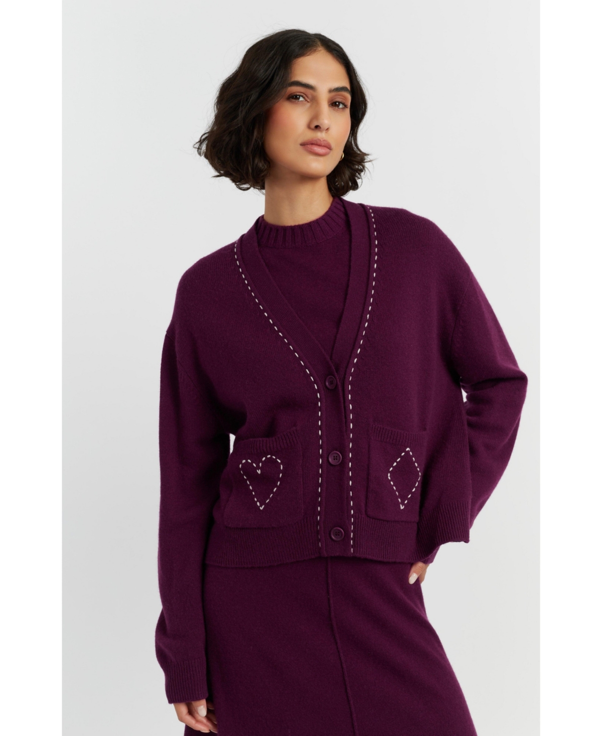 Click here for Chinti & Parker Womens Wool Cashmere Queen of Hear... prices