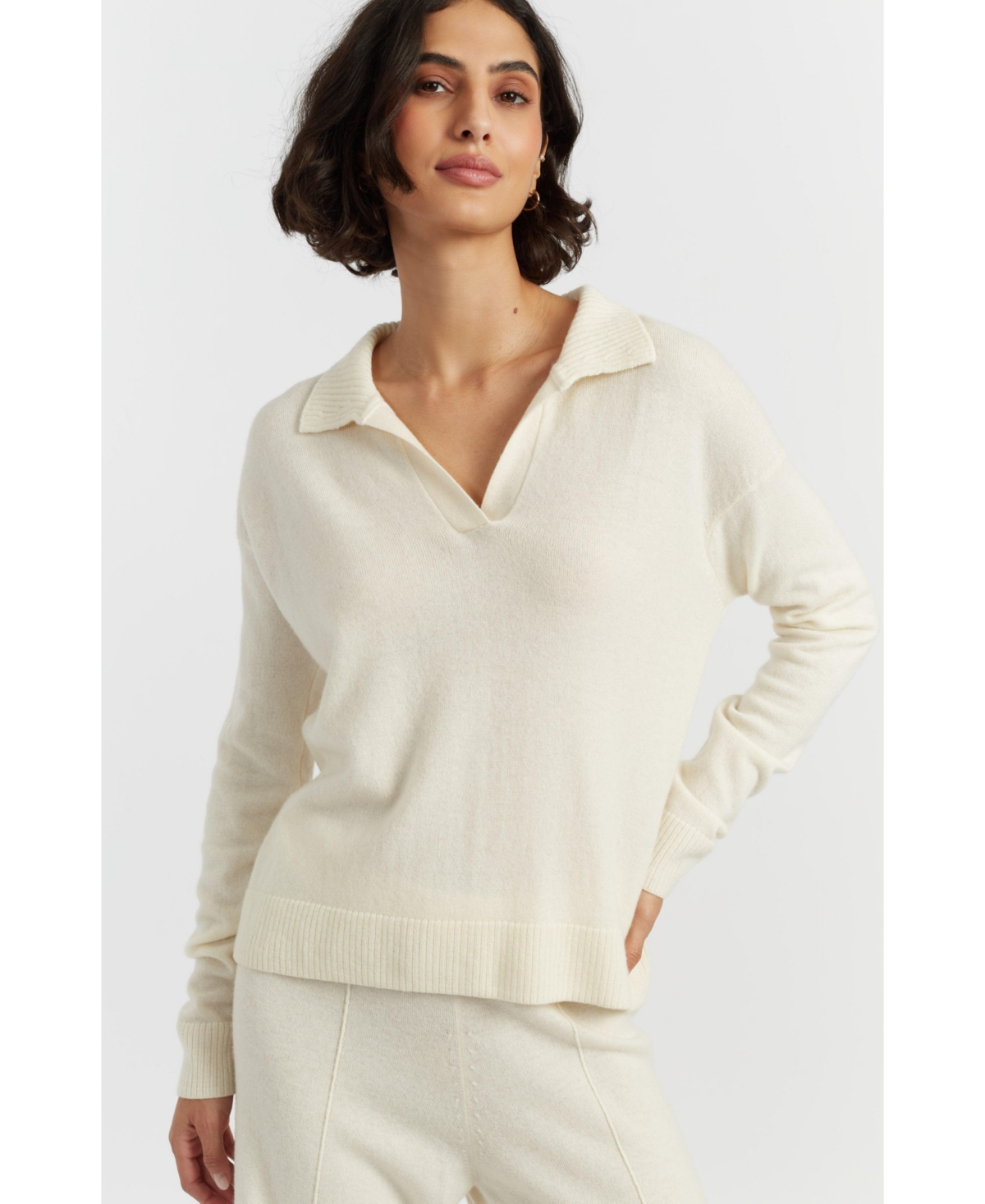 Click here for Chinti & Parker Womens Wool Cashmere Blend V Neck... prices