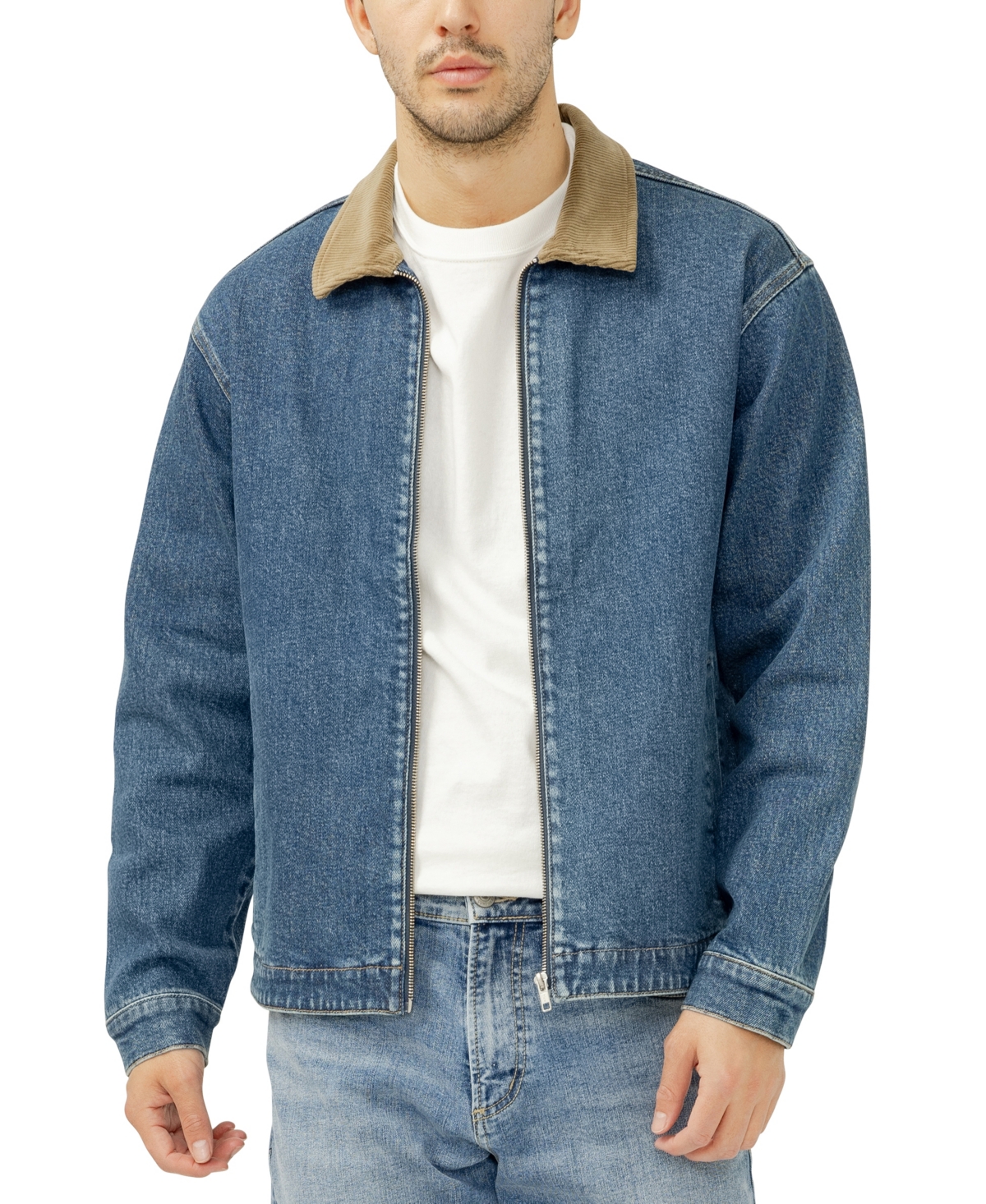 Click here for Silver Jeans Co. Mens Denim Work Jacket - Echo prices