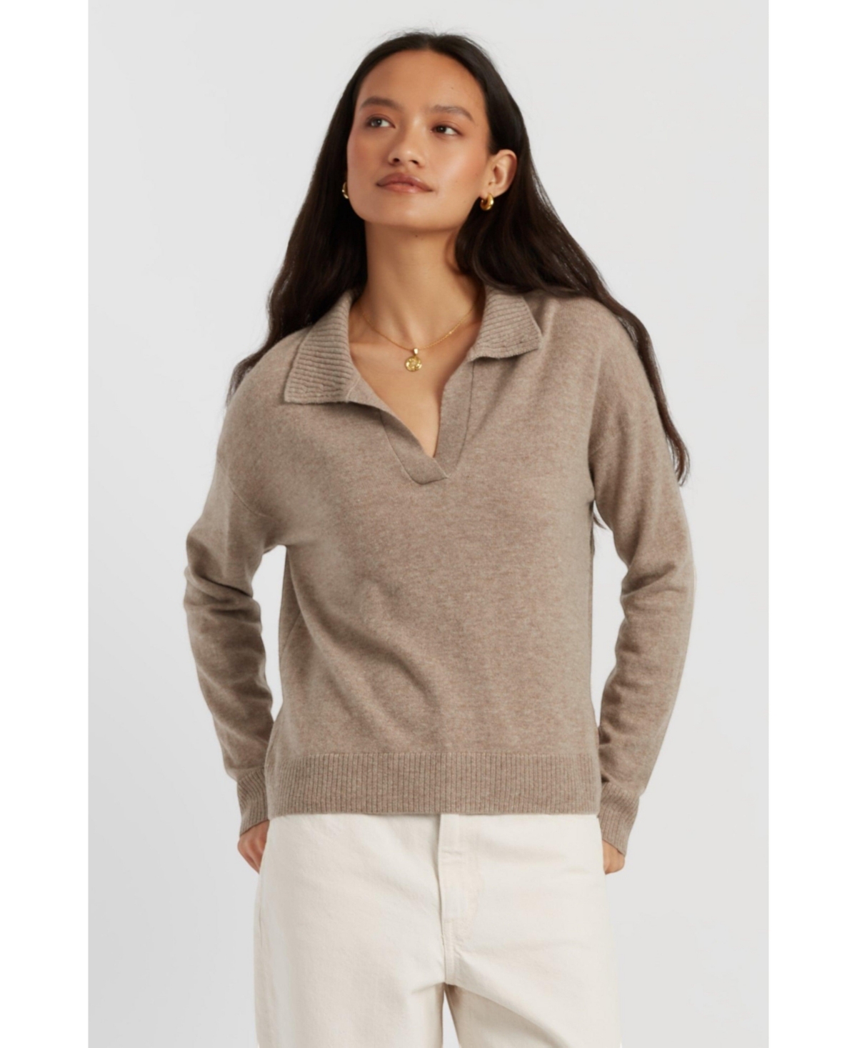 Click here for Chinti & Parker Womens Wool Cashmere Blend V Neck... prices