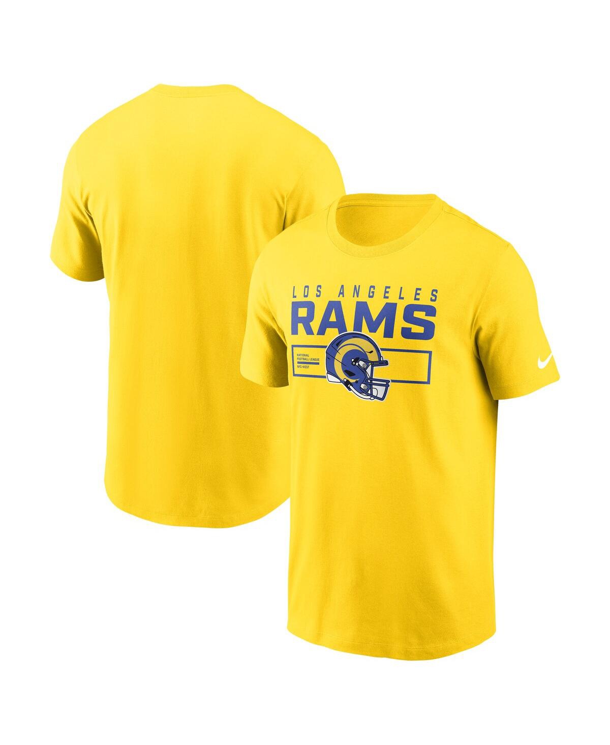 Click here for Nike Mens Gold Los Angeles Rams Primetime Helmet E... prices