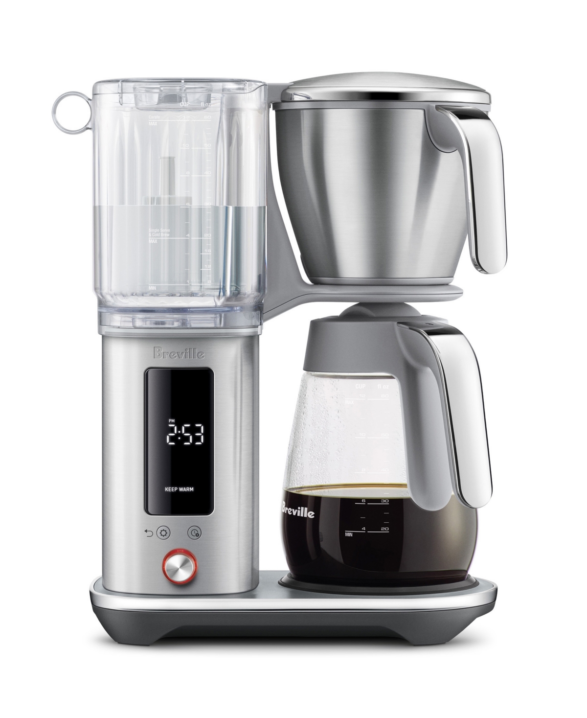 Click here for Breville Luxe Brewer Glass - Brushed stainless ste... prices