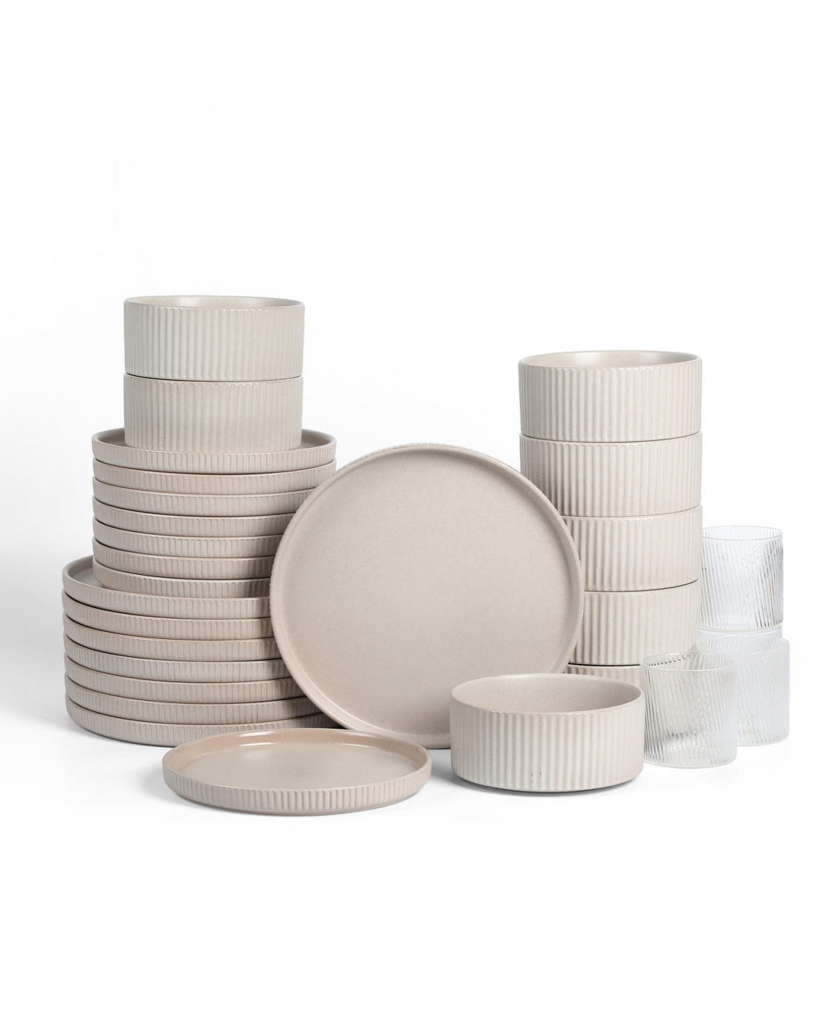 Click here for Stone Lain Haven 32 Pc. Dinnerware & Glassware Set... prices