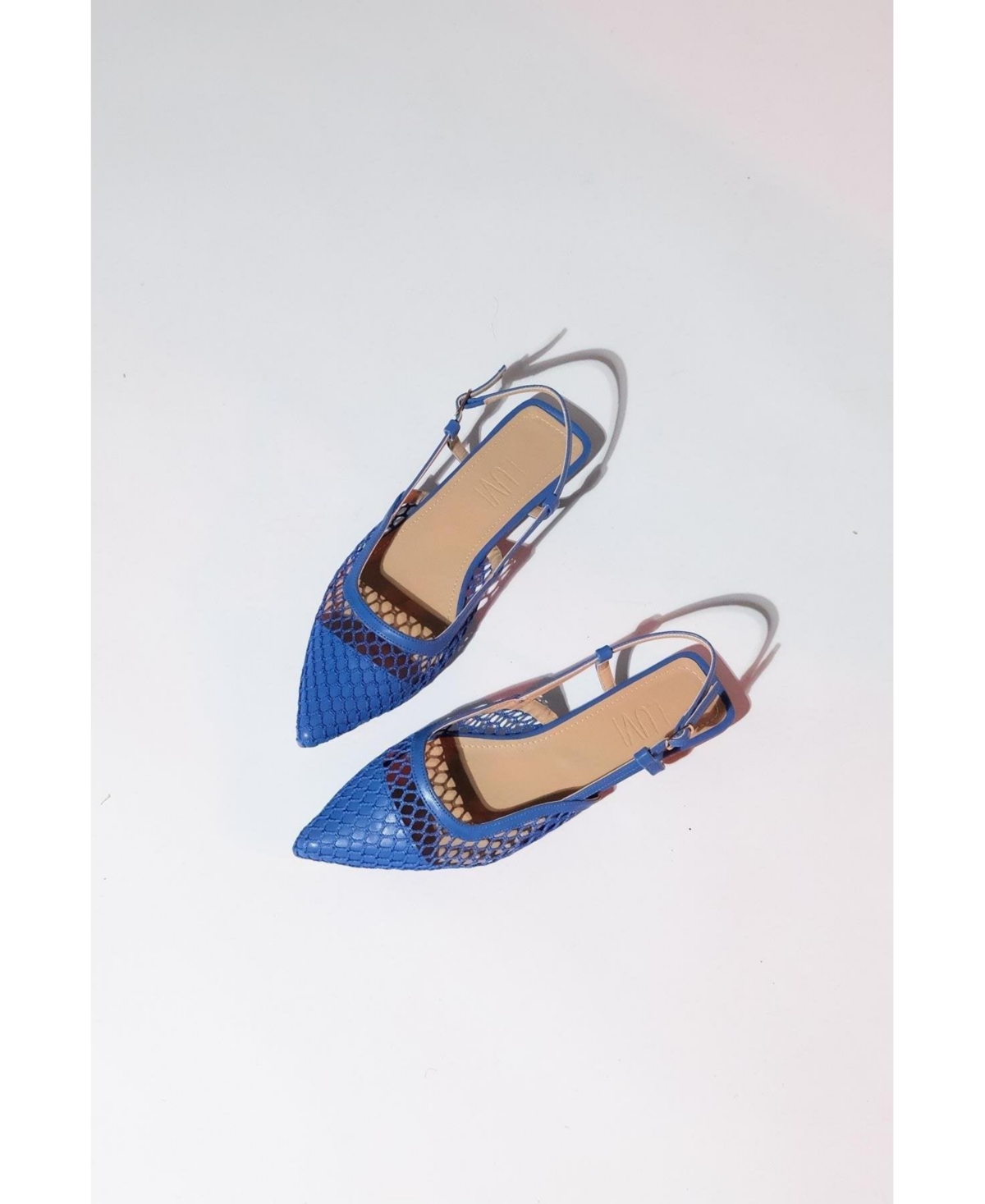 Click here for Prologue Shoes Brace Blue Mesh Flat Sandal (Women)... prices