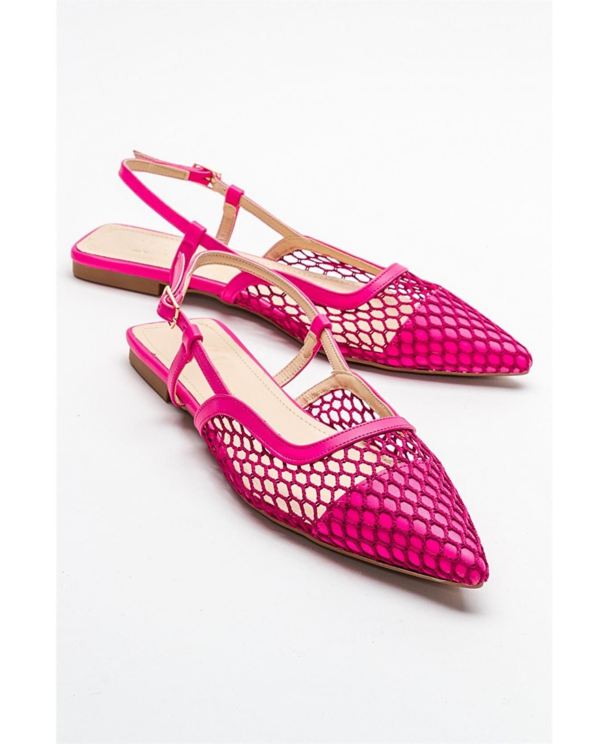 Click here for Prologue Shoes Brace Blue Mesh Flat Sandal (Women)... prices