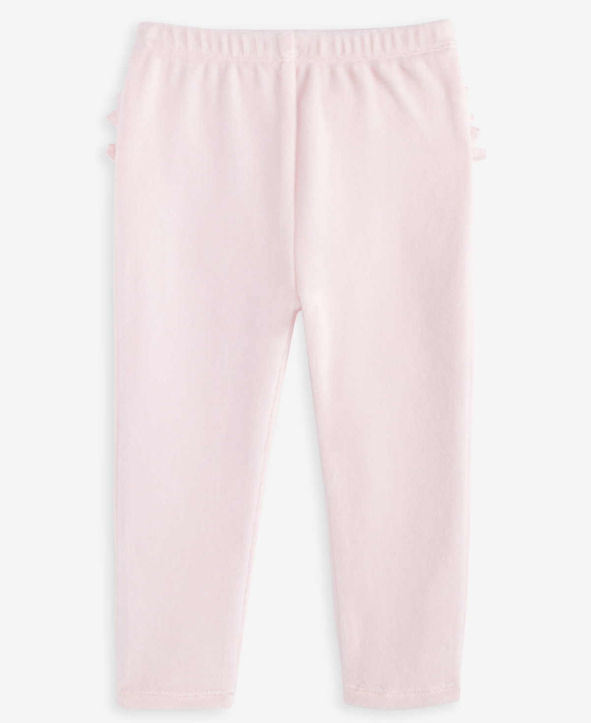 Click here for First Impressions Baby Girls Velour Ruffle-Back Le... prices