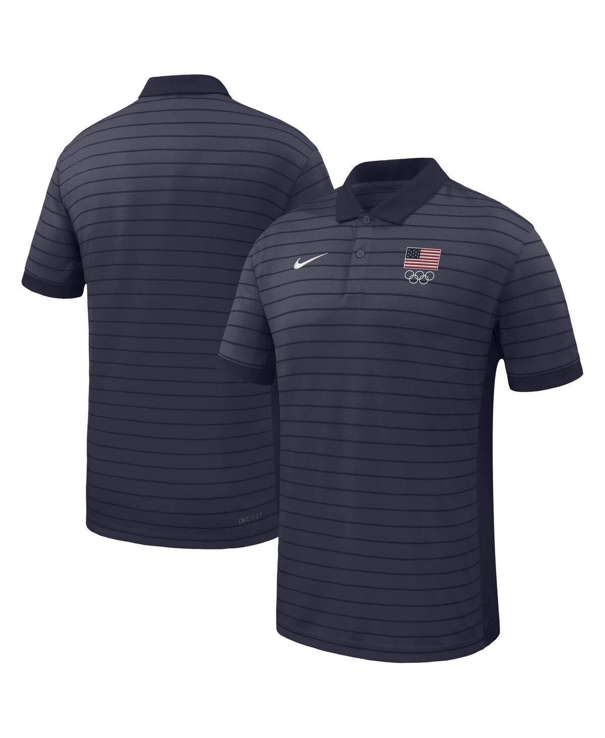 Click here for Nike Mens Navy Team Usa Team Victory Stripe Polo S... prices