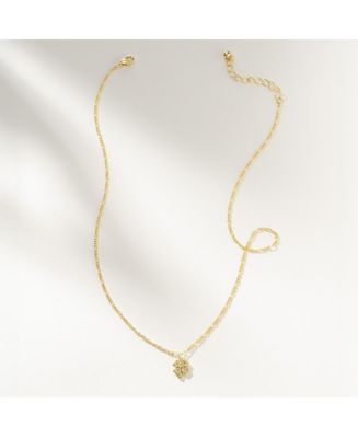 Uncommon James 14k Gold-Plated Four Leaf Clover Necklace - Macy's