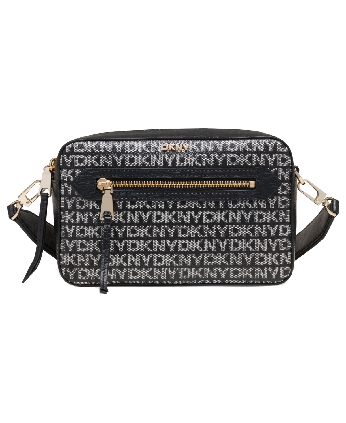 Click here for Dkny Bryant Ave Small Logo Camera Bag - Black Logo... prices