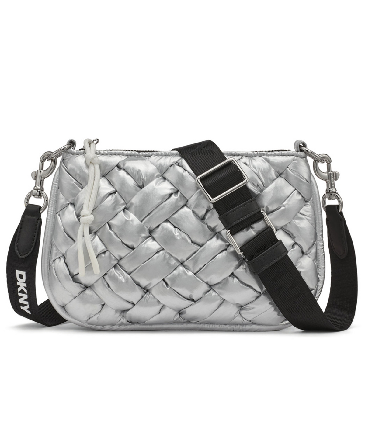 Click here for Dkny Nadia Small Quilted Crossbody Bag - Silver prices