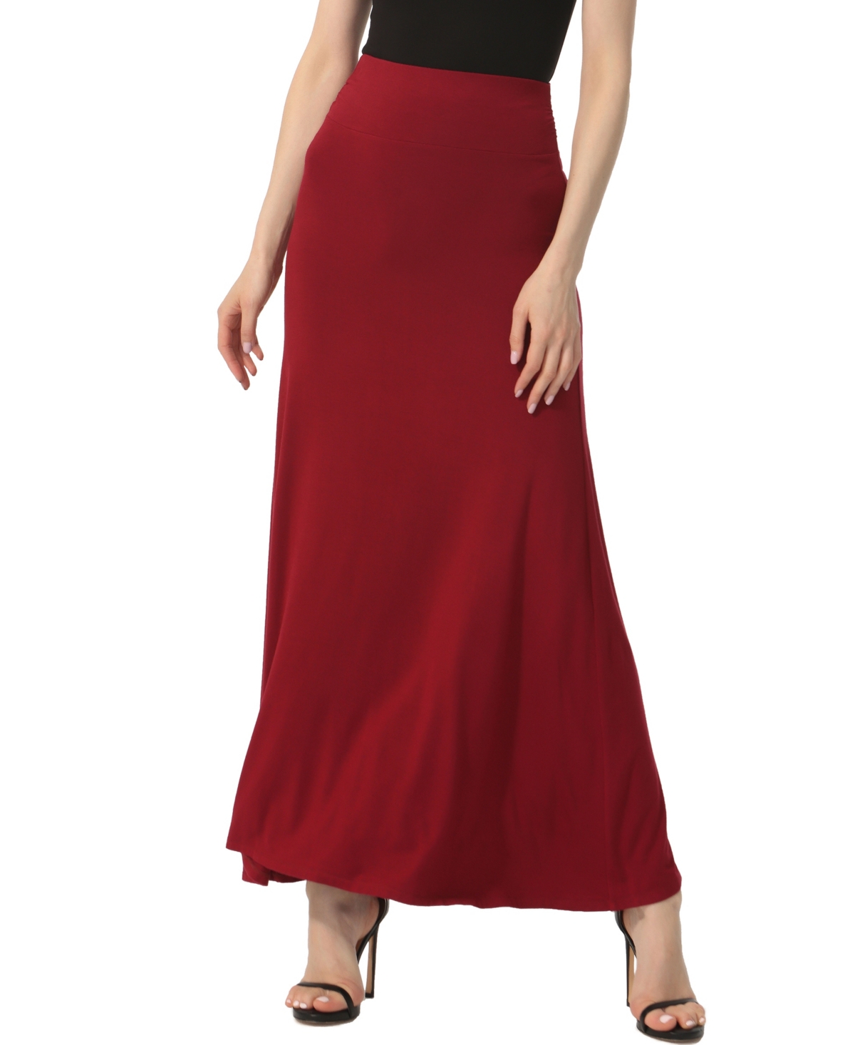 Click here for kimi + kai Womens Waist Ruched Pull On Maxi Skirt... prices