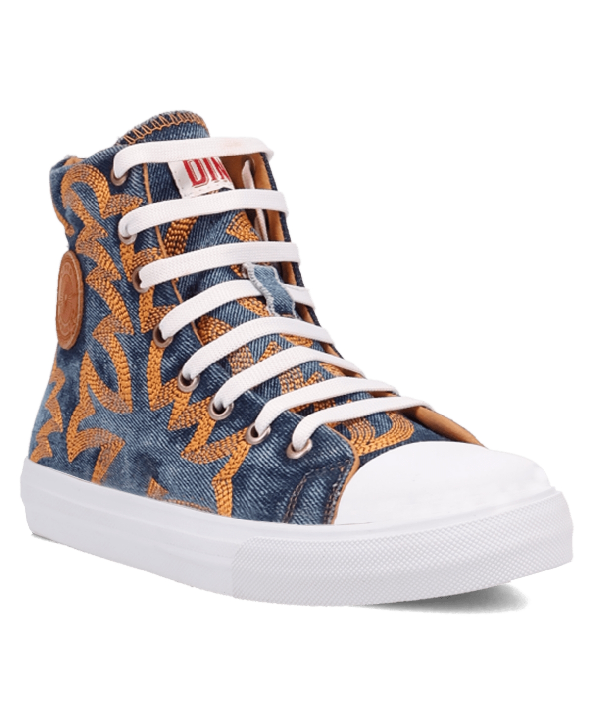 Click here for Dingo Womens Game Day Sneaker - Denim prices