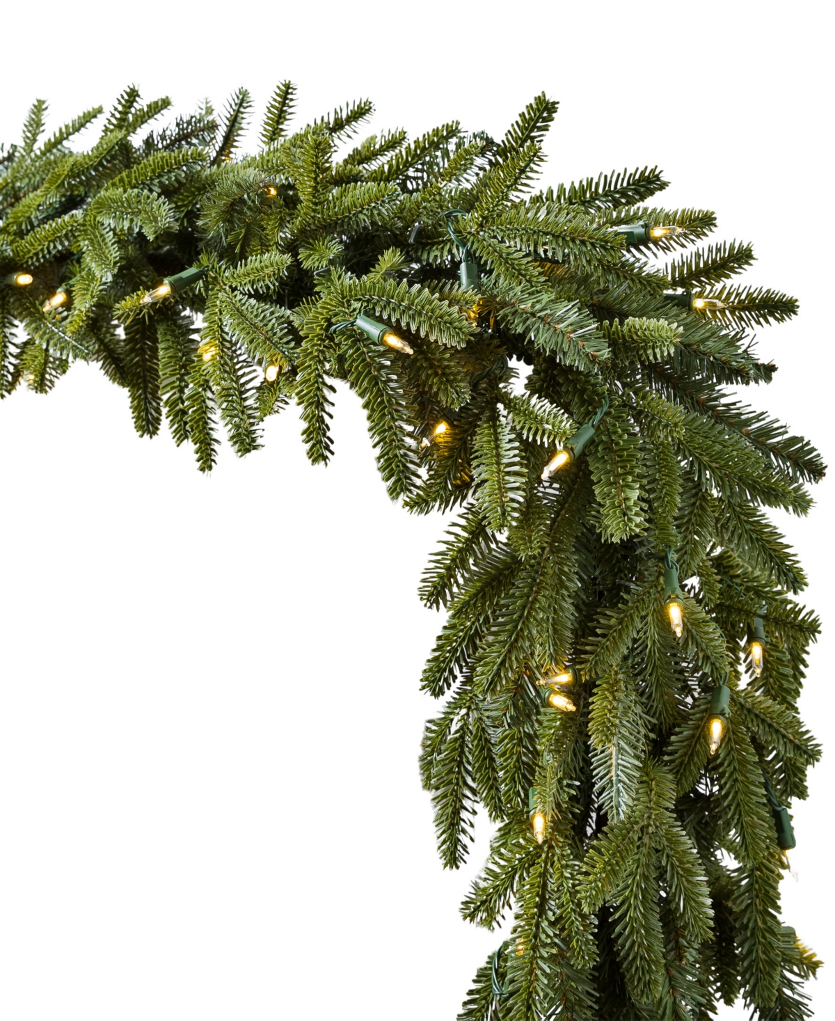 Click here for Balsam Hill 6 ft Fraser Fir Pre-Lit Garland - Gree... prices
