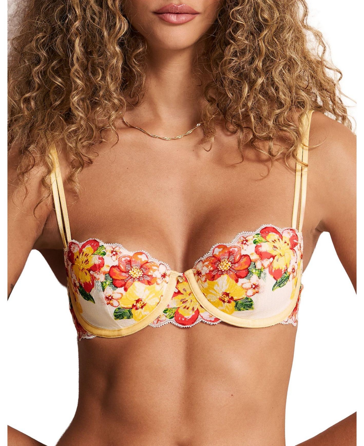 Click here for Adore Me Liesel Womens Contour Balconette Bra - Fl... prices