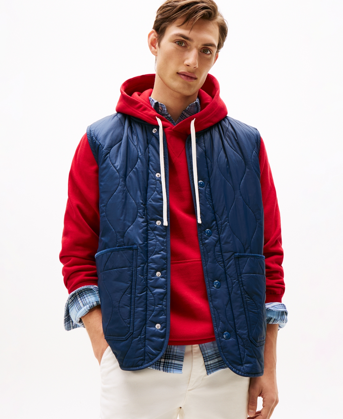 Click here for Tommy Hilfiger Mens Onion Quilted Vest - Dark Nigh... prices