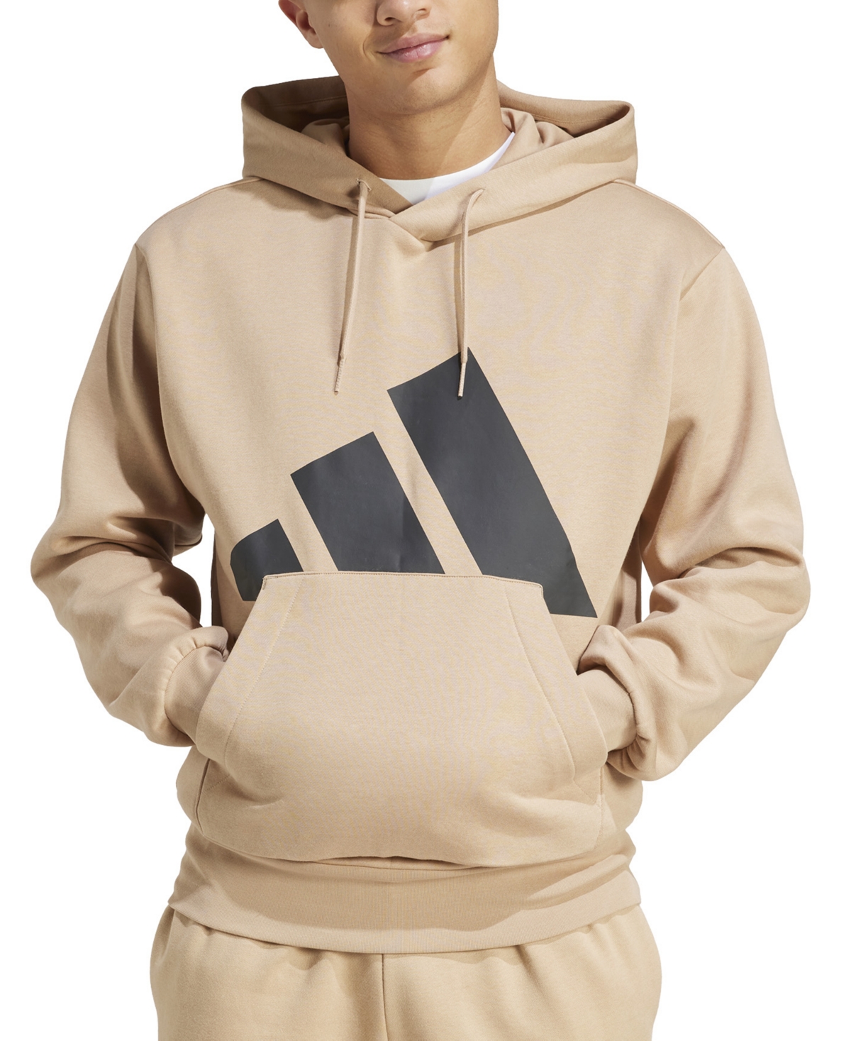 Click here for adidas Mens Essentials Big Logo Fleece Hoodie - Sa... prices