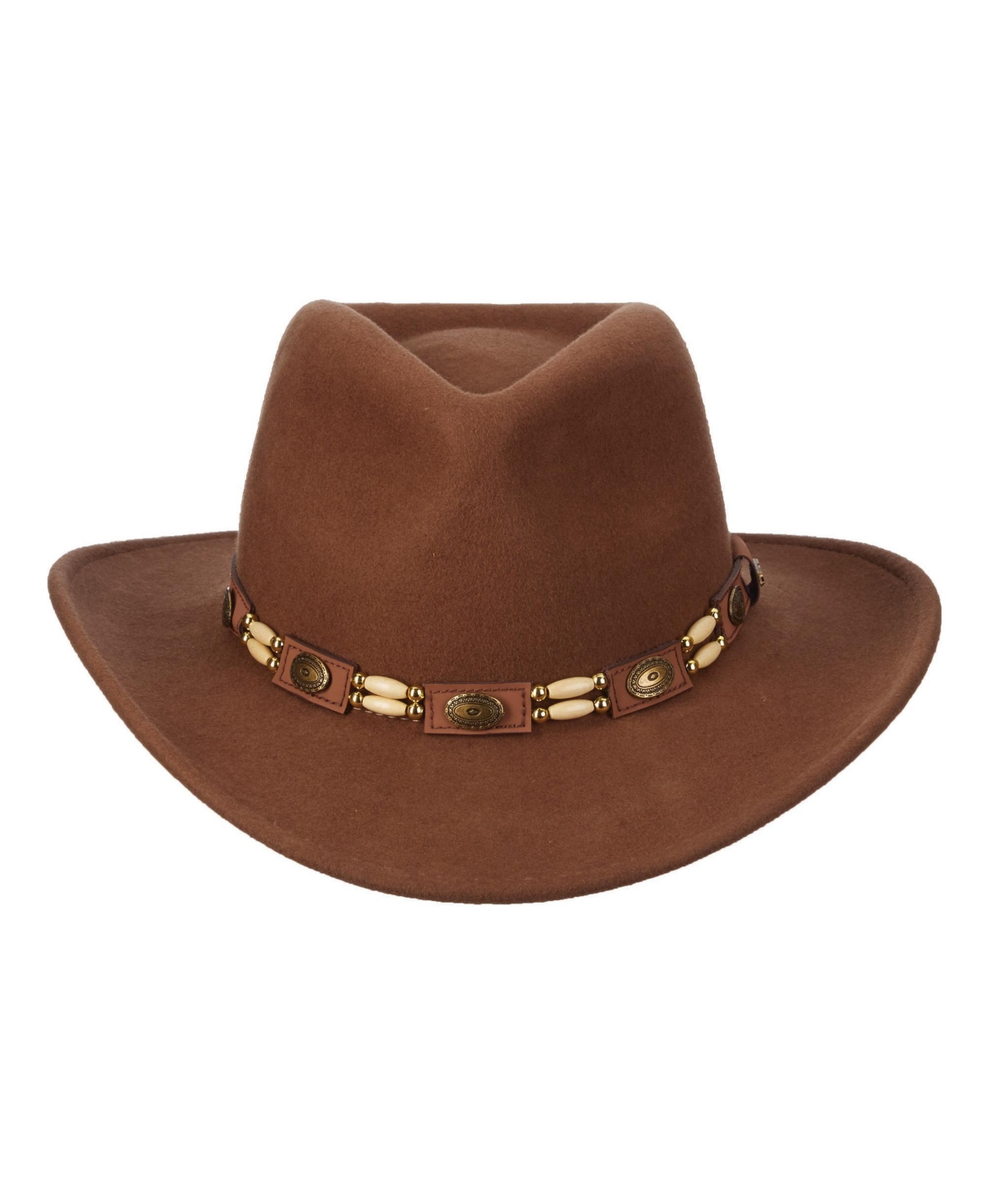 Click here for Scala Mens Crush Felt Tracker Hat - Pecan prices