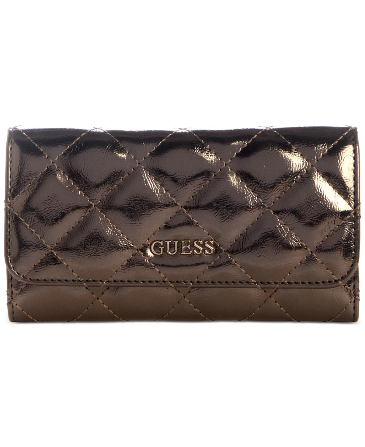 Click here for Guess Tinsley Quilted Slim Clutch - Silver prices