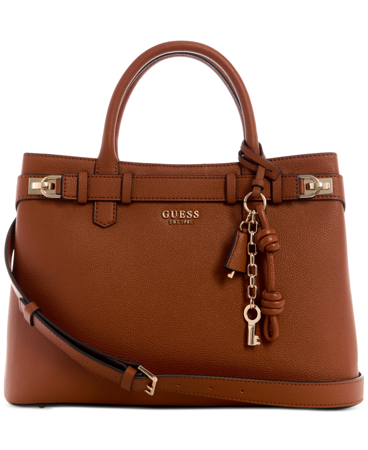 Click here for Guess Gregoria Large Girlfriend Satchel Bag - Taup... prices