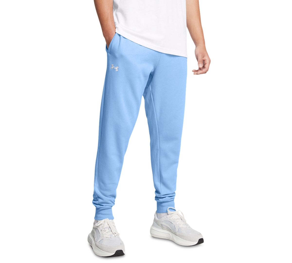 Click here for Under Armour Mens Rival Tapered-Fit Fleece Joggers... prices