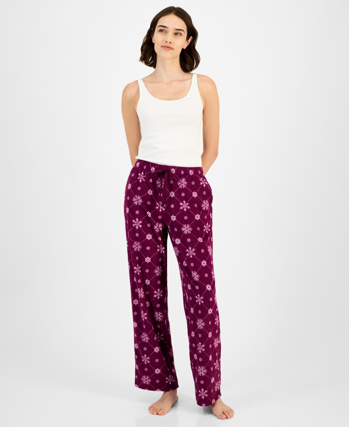 Click here for Charter Club Womens Printed Fleece Pajama Pants  C... prices