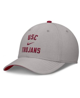Nike Men's Gray USC Trojans Rise Prep Performance Flex Hat - Macy's
