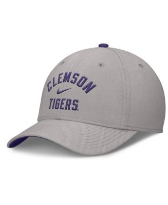 Nike Men's Gray Clemson Tigers Rise Prep Performance Flex Hat - Macy's