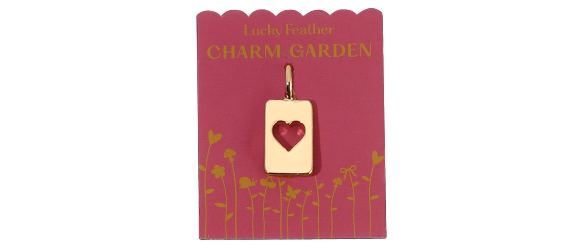 Click here for Lucky Feather Charm Garden - Gold - Love - Cut out... prices