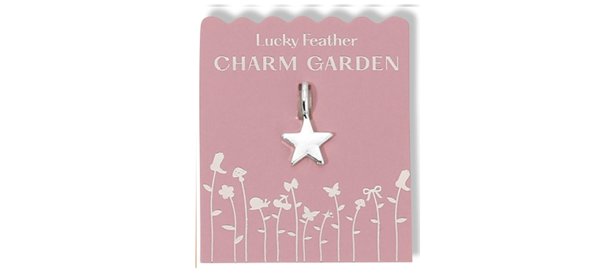 Click here for Luckey Feather Charm Garden - Silver - Star Charm prices