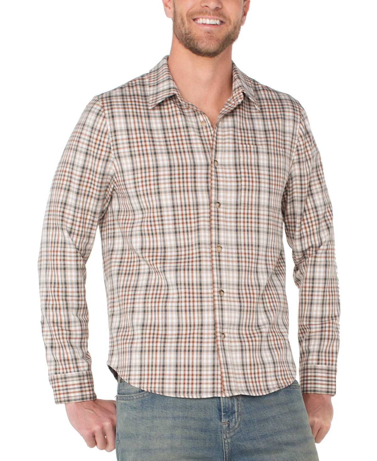 Click here for Liverpool Los Angeles Mens Long-Sleeve Check Shirt... prices