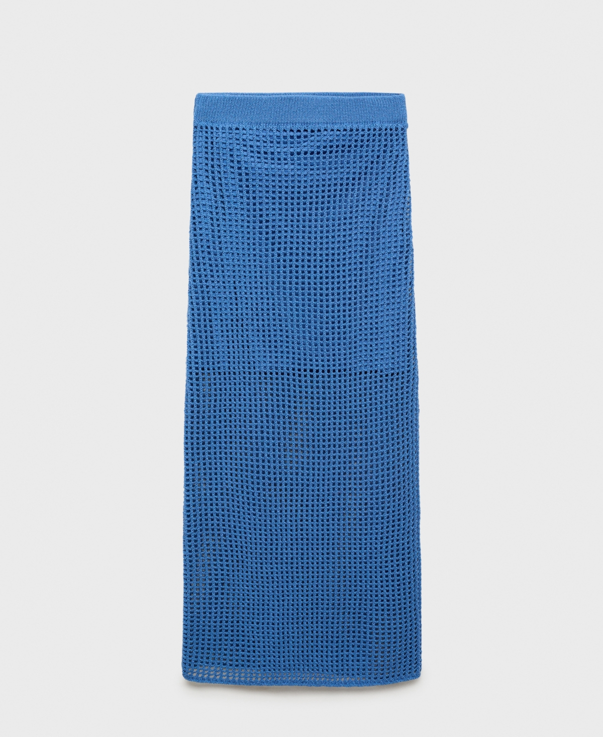 Click here for Mango Womens Crochet Long Skirt - Blue prices