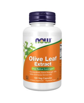 Now Foods Olive Leaf Extract Extra Strength ,500mg 18% ,100 Veg Caps ...