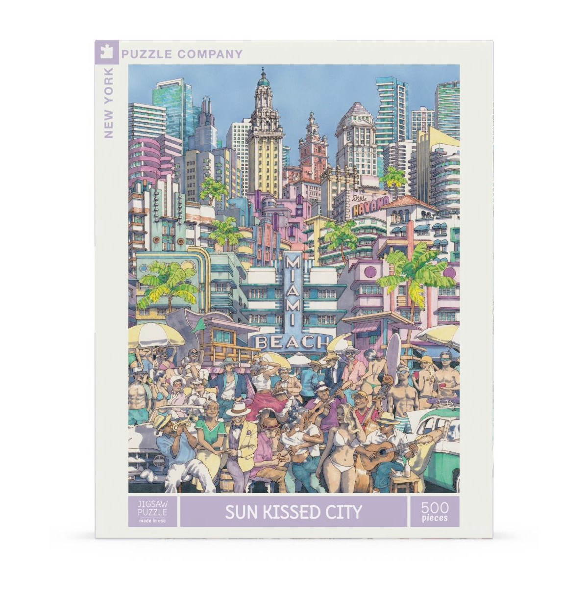 Click here for New York Puzzle Company Sun Kissed City 500 Piece... prices